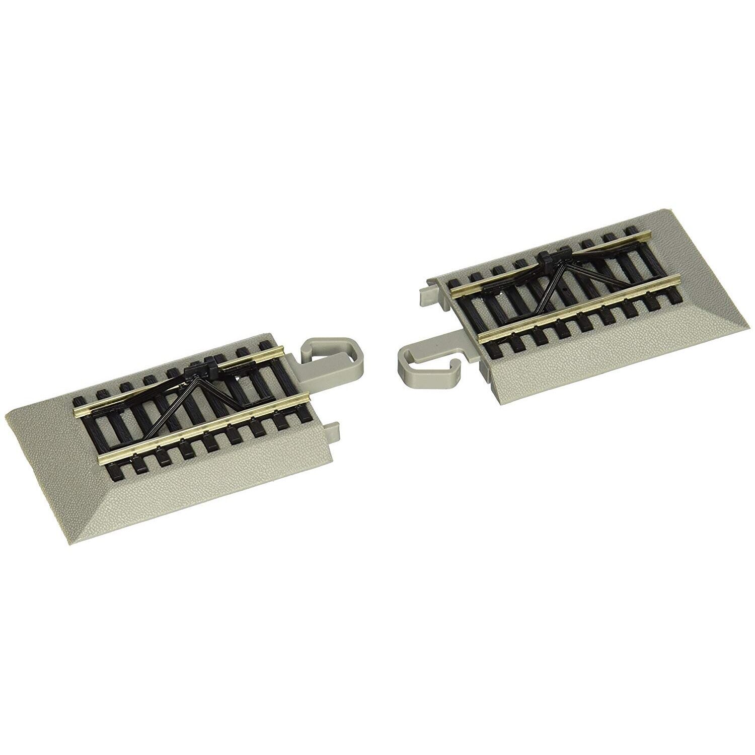 Bachmann Trains - Snap-Fit E-Z TRACK HAYES BUMPERS (2/card) - NICKEL ...