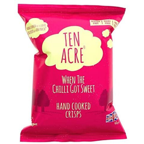 Ten Acre Crisps Sweet Chilli Crisps 40g (Pack of 18) on OnBuy