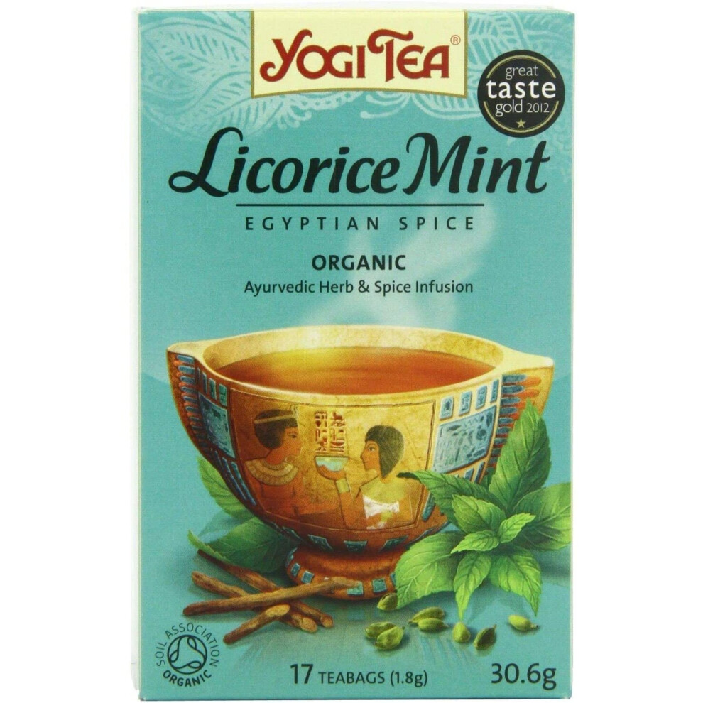 Yogi Tea - Licorice Mint - 17 Bags x 6 on OnBuy