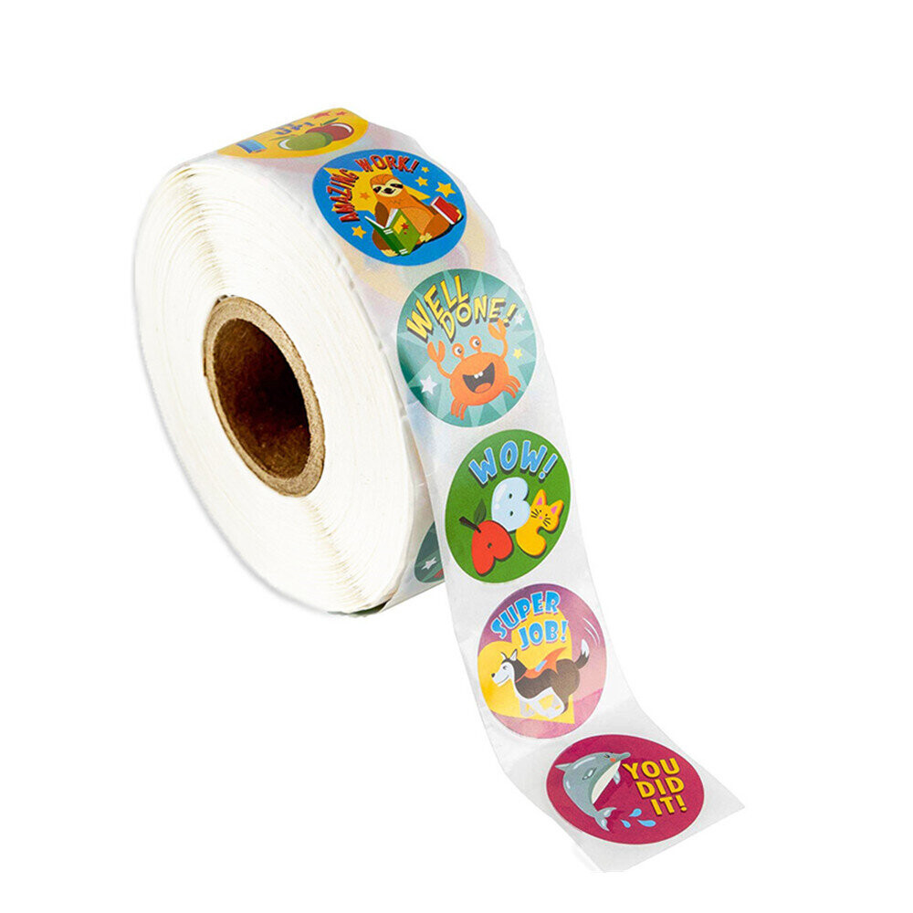 500pcs/roll Reward Stickers Encouragement Sticker Roll for Kids ...