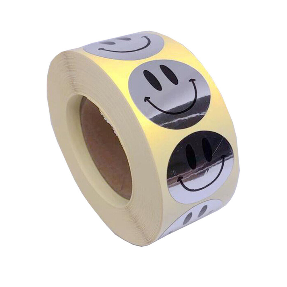Smiley Face Rewards Stickers Thank You Handmade Heart Labels Sticker ...