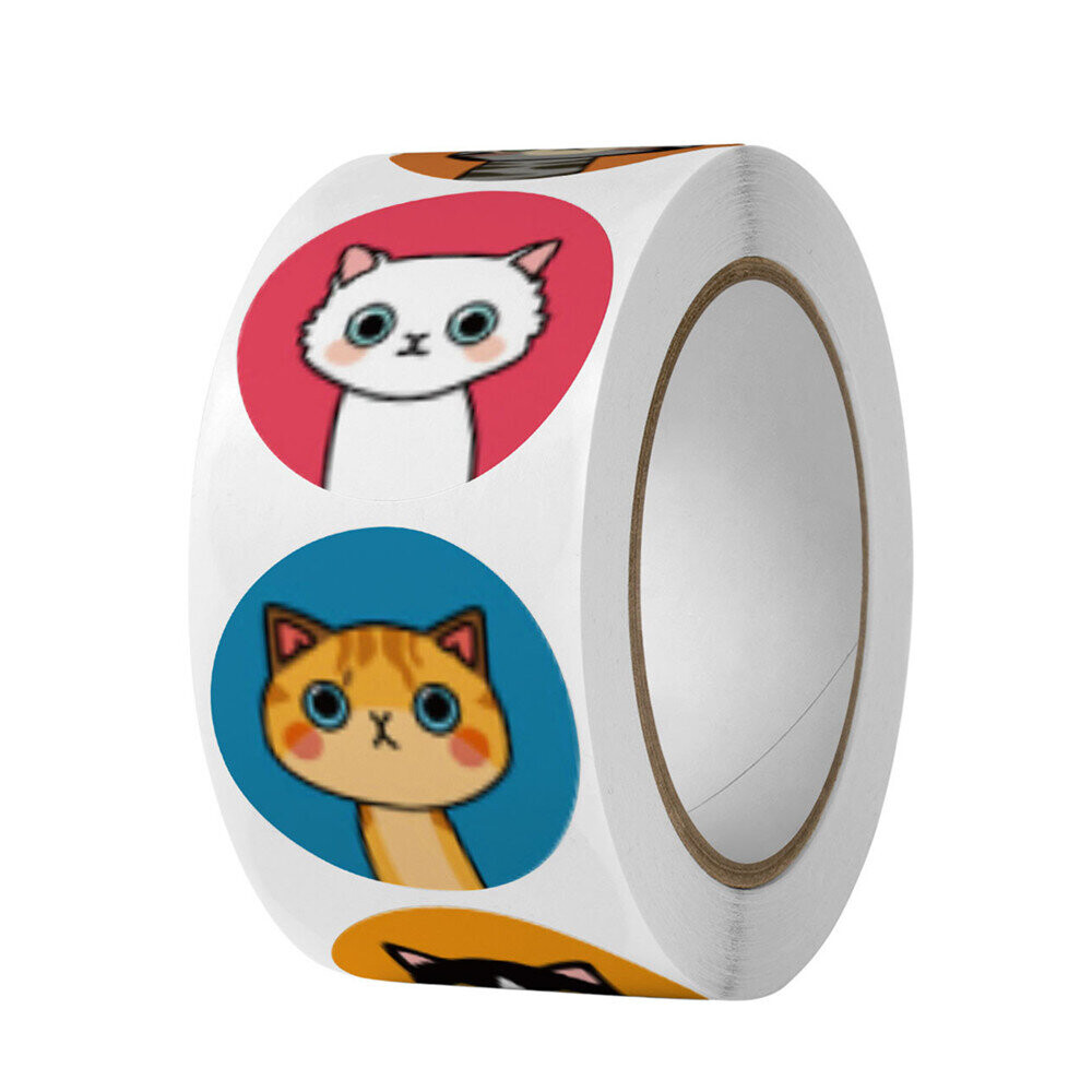 500pcs/wad Lovely Cat Stickers For School Reward Stickers Classroom ...