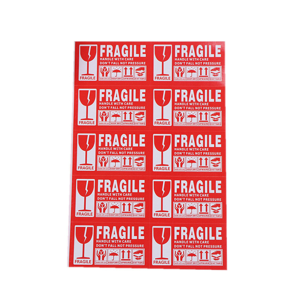 Fragile Warning Label Sticker Fragile Sticker Up And Handle With Care ...