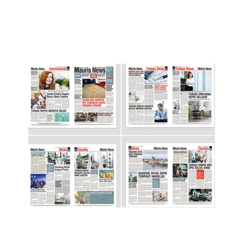 Retro English Newspaper Old Newspaper Ins Photo Props Flower Wrapping ...