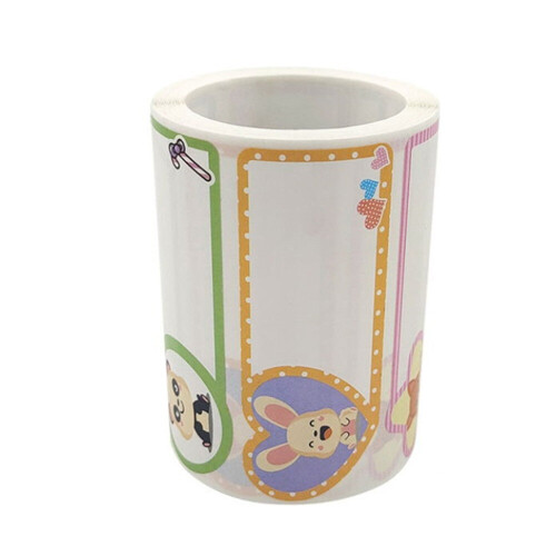 250pcs/roll Cute Panda Animals Reward Sticker Handwritten name 6 ...