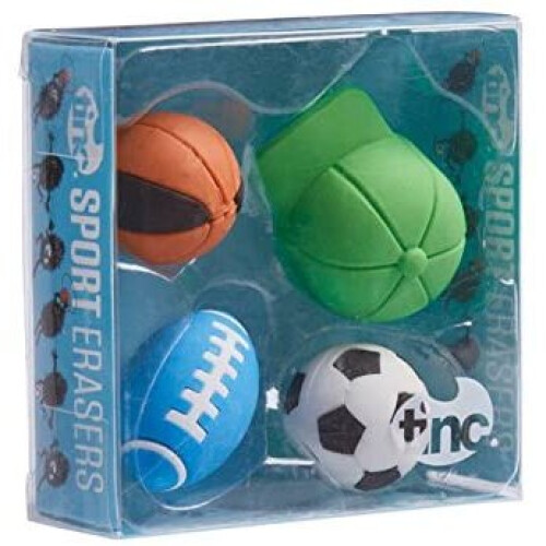 Tinc Sports Eraser Collection Pack for Kids | for Use at School ...