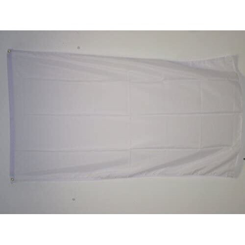 AZ FLAG Plain White Flag 3' x 5' - White Solid color flags 90 x 150 cm - Banner 3x5 ft on OnBuy