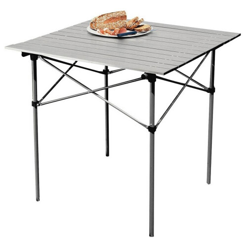 Home Aluminium Folding Camping Table With Slatted Top on OnBuy