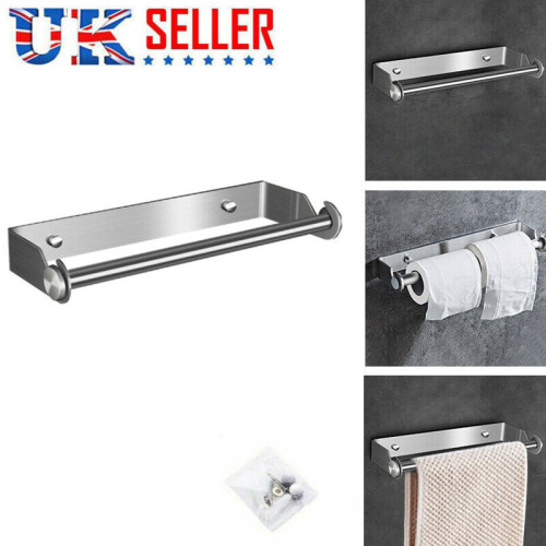Stainless Steel Kitchen Towel Paper Roll Paper Holder Wall Mounted on OnBuy