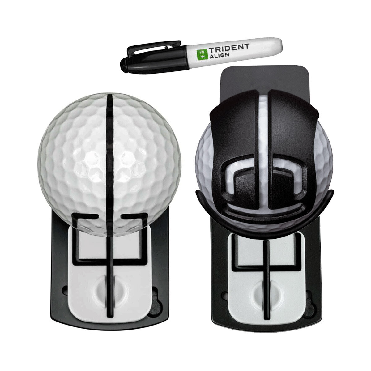 Trident Align Worlds First Adjustable Stencil Putt Aiming Golf Ball ...