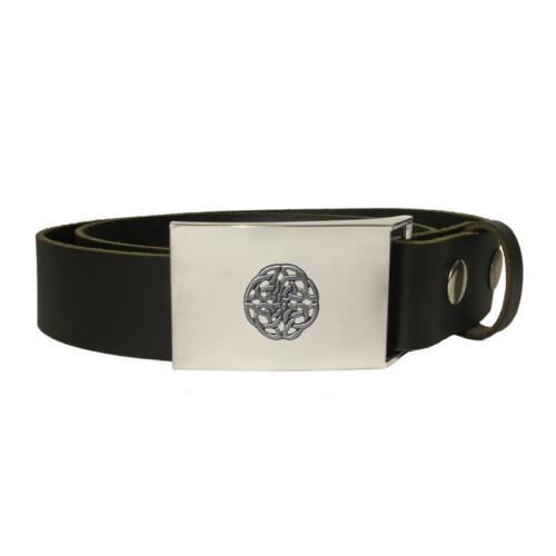 Celtic knot leather snap fit belt on OnBuy