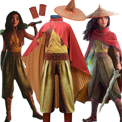 Raya and The Last Dragon Cosplay Costume Fancy Set on OnBuy