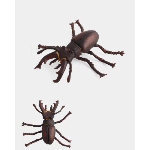 (H) 8 Types Realistic Insects Figures Lifelike Animal Figurines,s Early ...