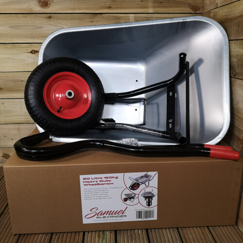90 Litre 150kg Capacity Heavy Duty Galvanised Samuel Alexander Metal ...