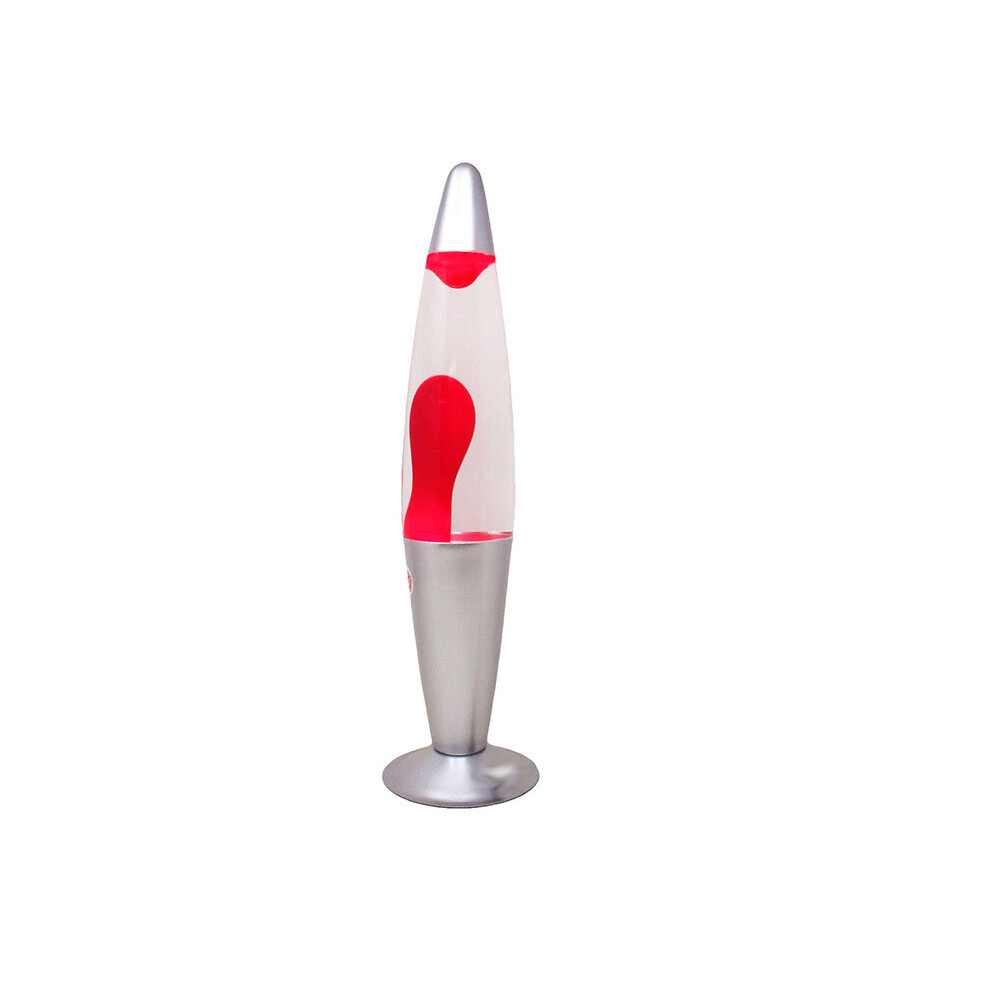 (Red Lava in Clear Liquid) DWD Lava Peace Rocket Motion Lamp on OnBuy