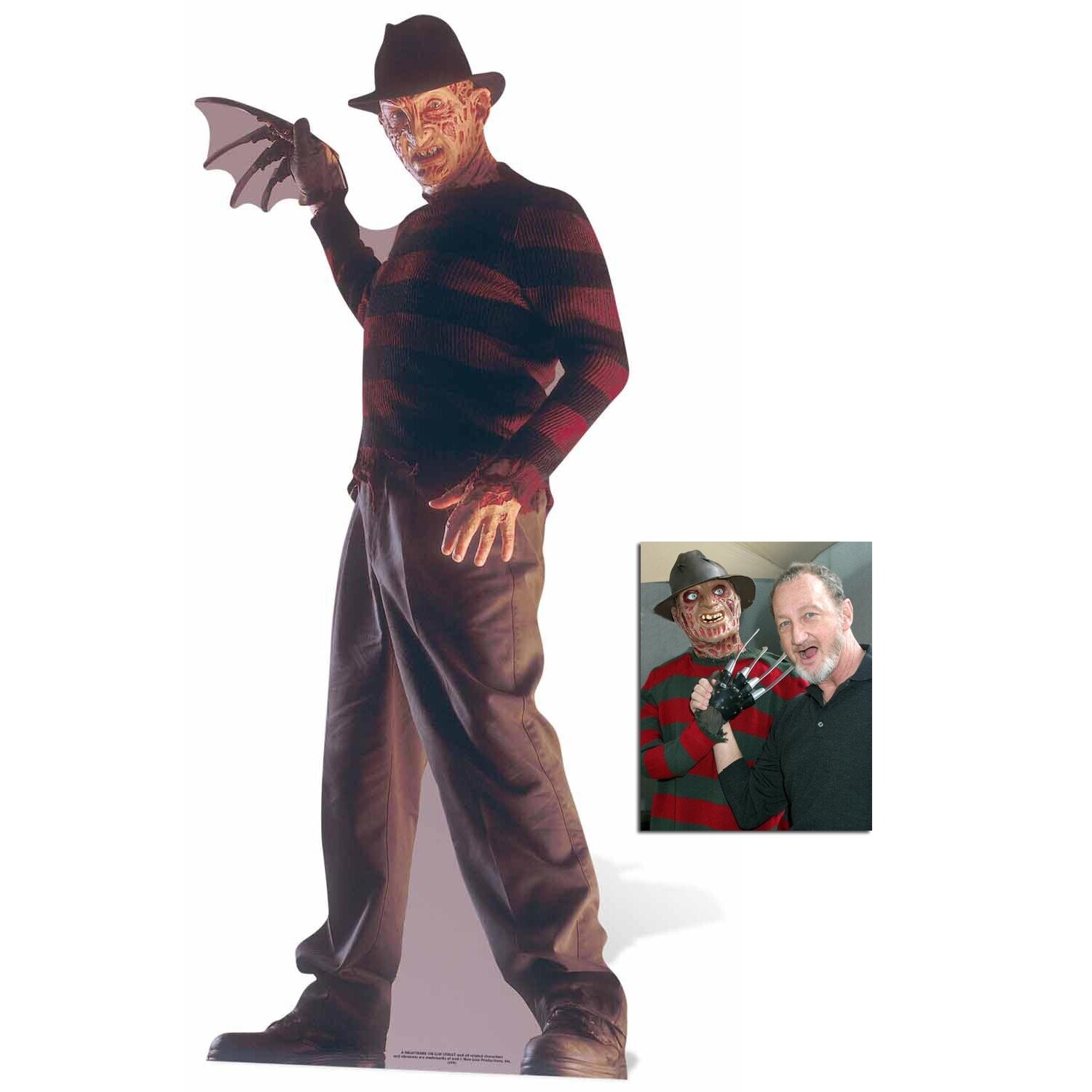 Freddy Krueger Nightmare on Elm Street Lifesize Cardboard Cutout ...