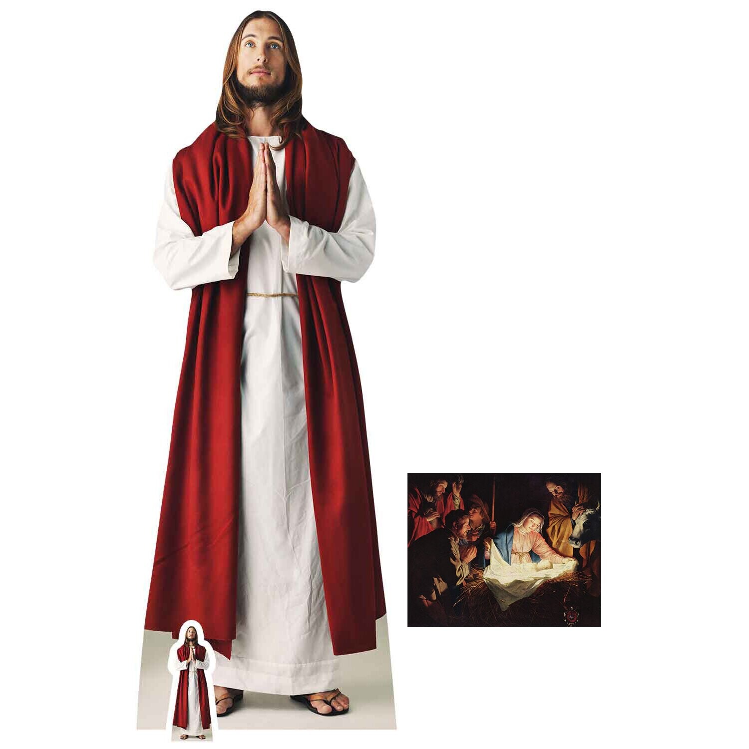 Jesus Christ Lifesize and Mini Cardboard Cutout / Standup - Includes ...