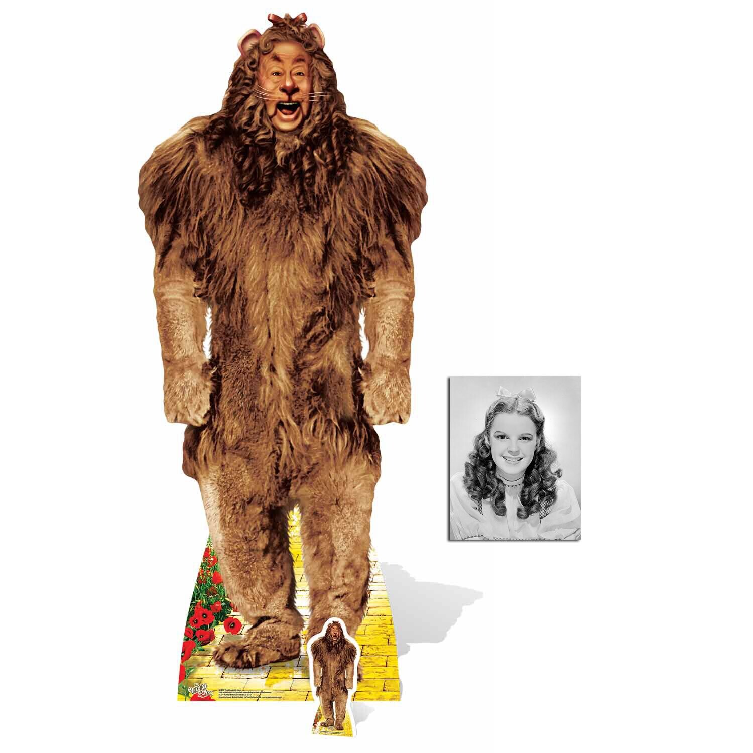 The Cowardly Lion from The Wizard of Oz Lifesize and Mini Cardboard Cutout / Standee / Standup ...