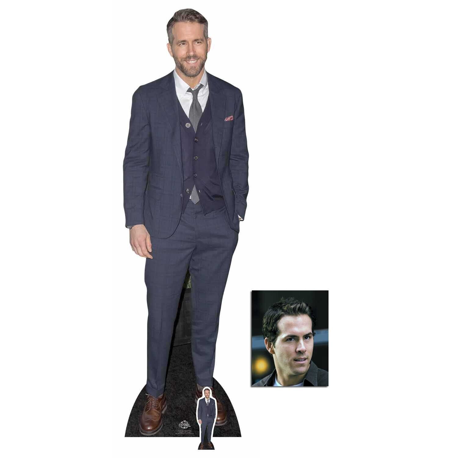 Ryan Reynolds Casual Style Lifesize and Mini Cardboard Cutout / Standup / Standee - Includes ...
