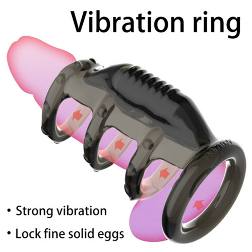 Male Soft Flexible Condom Penis Lock Delay Cock Ring Adult Sex Toy on OnBuy