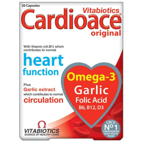 Vitabiotics Original Cardioace Tablets Comprehensive Cardiovascular ...