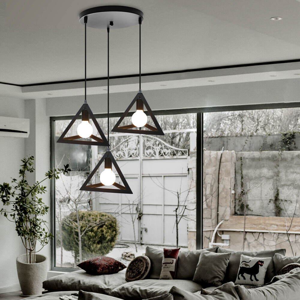 Antique Pendant Light Retro Vintage Hanging Light Black Classic Pendant ...