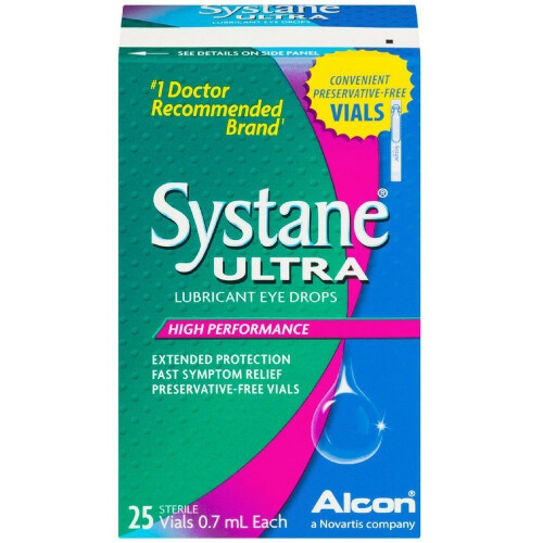 Systane Ultra Lubricant Eye Drops 0.7 mL vials 25 ea (Pack of 6) on OnBuy