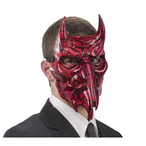 Halloween Mask, Red Demon, Realistic Effect Masquerade Mask Trend on OnBuy
