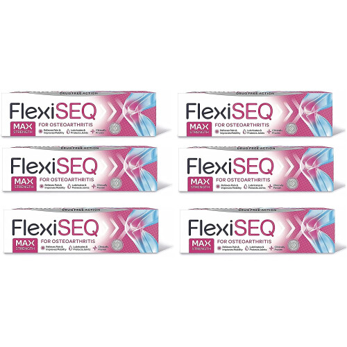 FLEXISEQ 50G GEL *** 6PK BUNDLE DEAL **** (Pain associated with ...