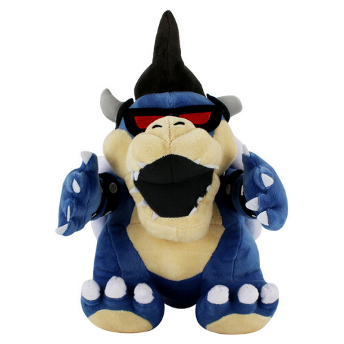 (Dark Dinosaur Kuba ) Super Mario Bros King Koopa Plush Doll Stuffed ...