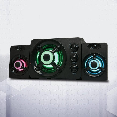 RED5 Zeta Light-Up Gaming 2.1 Sound System on OnBuy