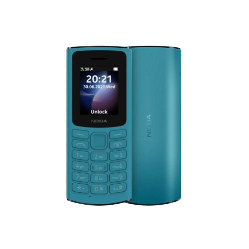Brand New Nokia 105 Blue 4G FM Radio Torch HD Calls Unlocked Big Button ...
