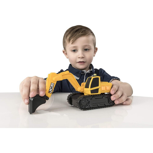 JCB Excavator Digger Construction Toy Vehicle / Truck with Light and ...