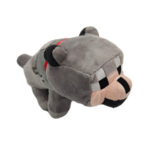 (Gray Wolf) Minecraft Plush Toy Children Doll on OnBuy
