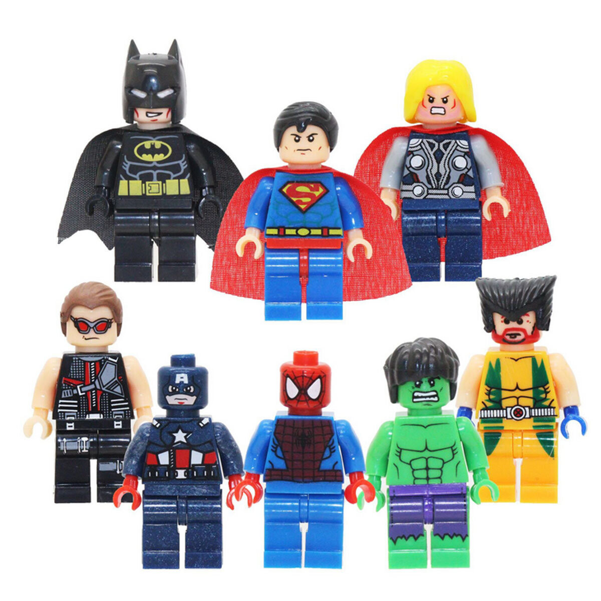 8PCS/SET Superheroes Minifigure Fit Lego Building Block Toy on OnBuy