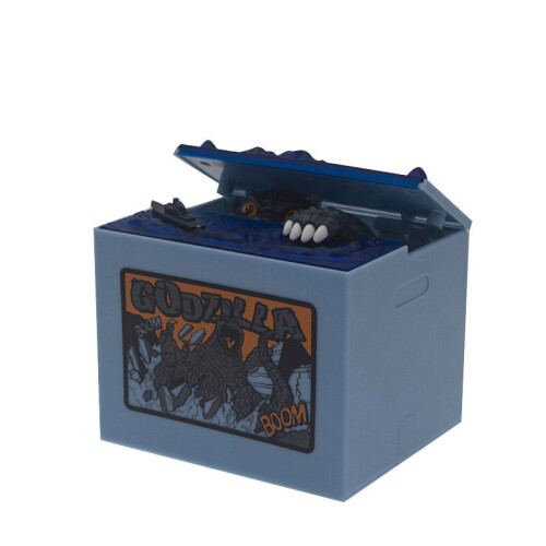 Godzilla Dinosaur Electric Money Box Piggy Bank Toy With Music Gift on ...