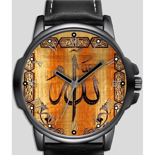Religion Allah Arabic Calligraphy Unique Unisex Beautiful Wrist Watch ...