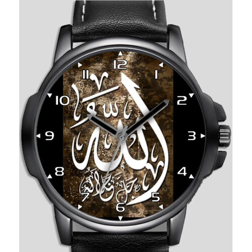 Religion Islam Calligraphy Art Allah Unique Beautiful Wrist Watch UK ...