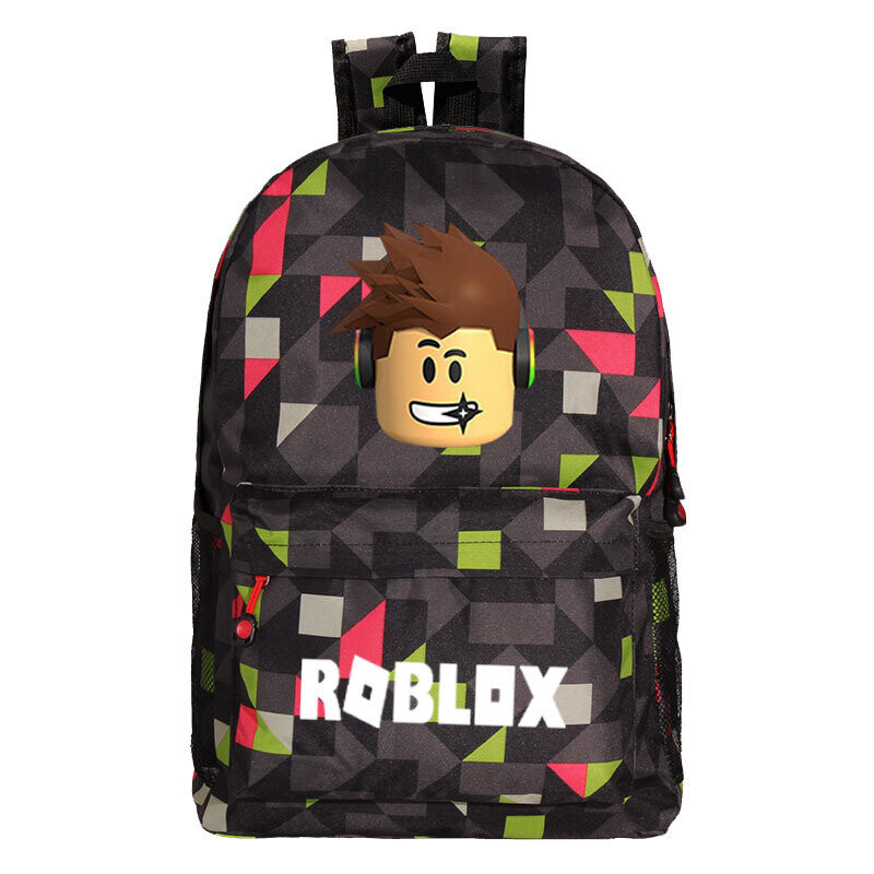 (Red Grid) ROBLOX Game School Bag Backpack Student Casual Backpack on OnBuy