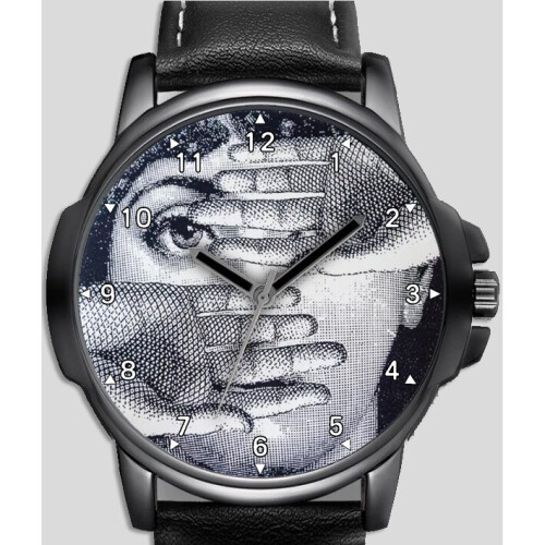 Retro Art Lady Hiding Hands Unique Wrist Watch FAST UK on OnBuy