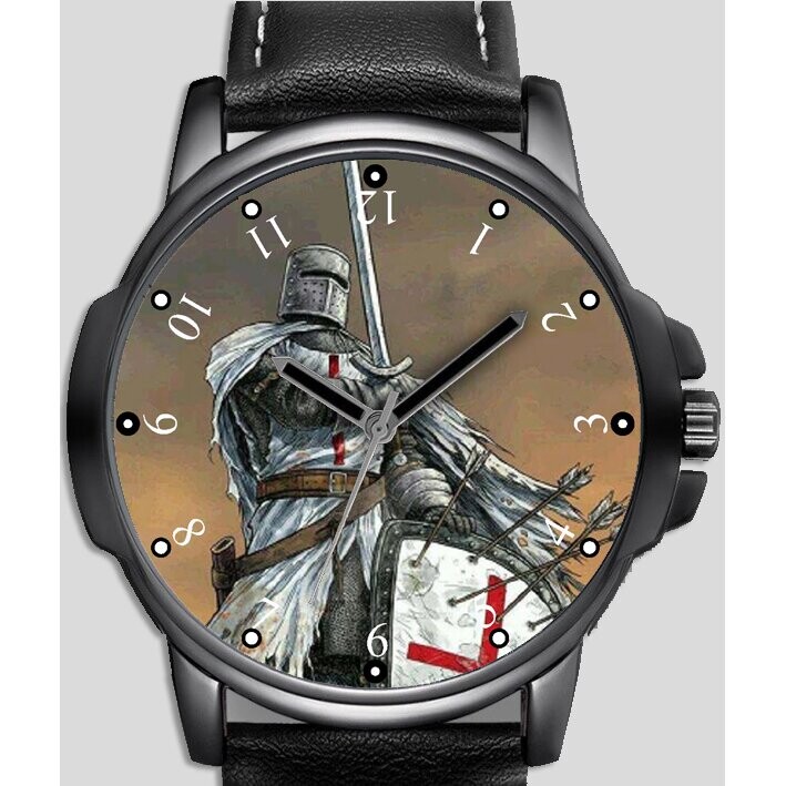 Templar Armoured Knight Sword Of Honour War Unique Stylish Wrist Watch ...