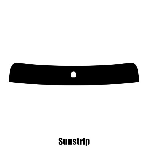 Daihatsu Charade 3-door Hatch 2011 to 2016 pre-cut tinted sunstrip on OnBuy