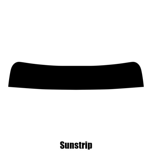 Daihatsu Charade 5-door Hatch 2011 to 2016 pre-cut tinted sunstrip on OnBuy