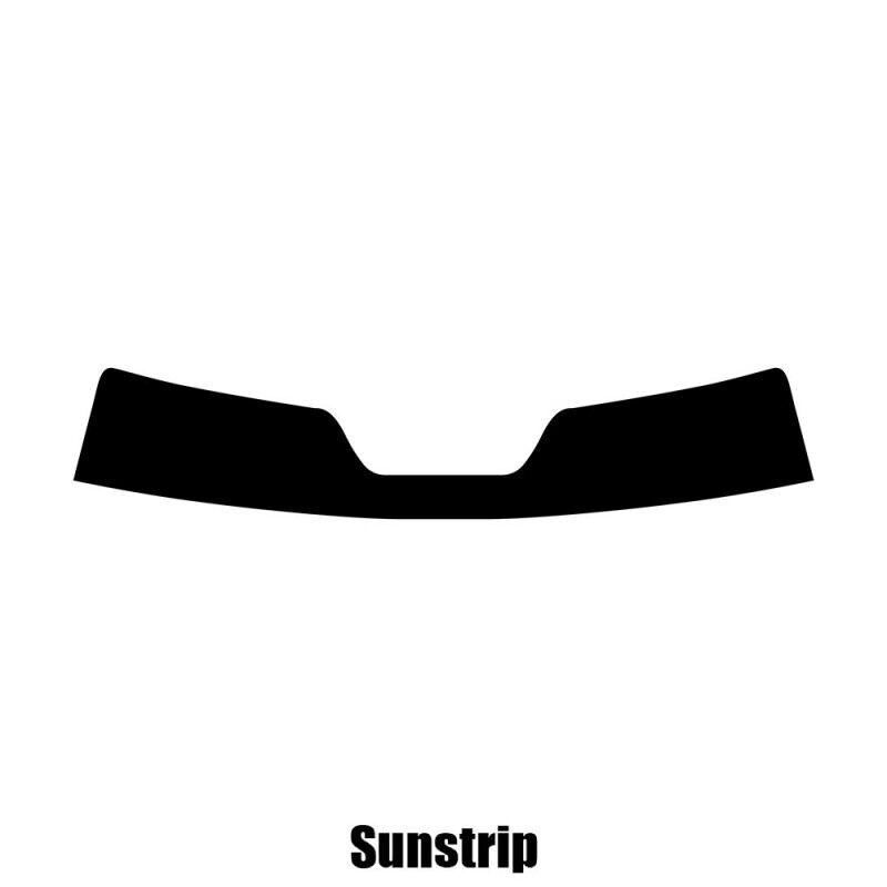 Mercedes S-Class 4-door Saloon 2002 to 2006 pre-cut tinted sunstrip on ...