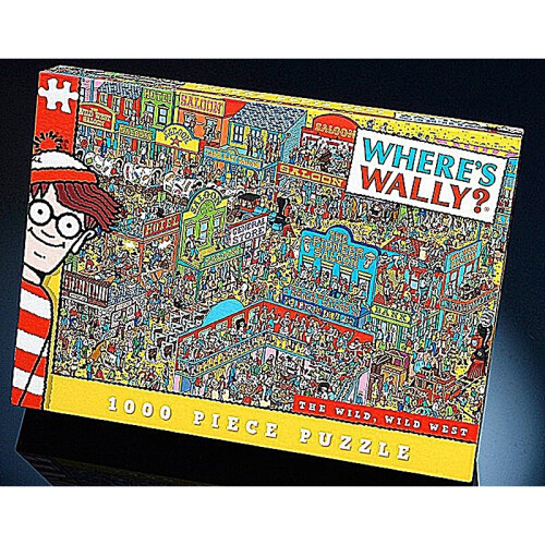 Where's Wally? The Wild, Wild West 1000 piece jigsaw puzzle 680mm x ...
