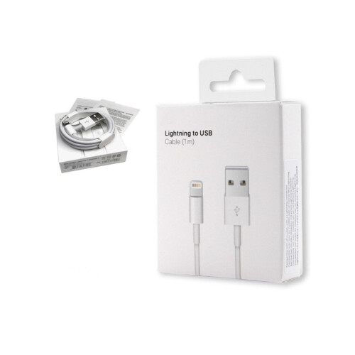 1m USB iPhone Charger Fast For Apple Long Cable USB Lead 5 6 7 8 X XS ...