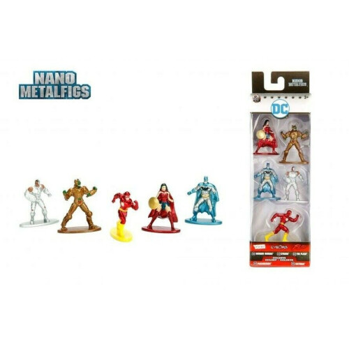 DC Comic Metal Action Figures 5 Pack Metal Figures Diecast Super Hero ...