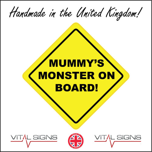 (200 x 200mm - 8 x 8, D - 1mm Pvc Foamex) HU359 Mummys Monster On Board ...