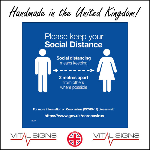 (250 x 250mm - 10 x 10, D - 1mm Pvc Foamex) MA777 Please Keep Your ...