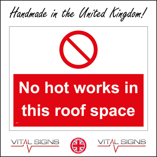 (600 x 450mm - 24 x 18, D - 1mm Pvc Foamex) PR371 No Hot Works In This ...